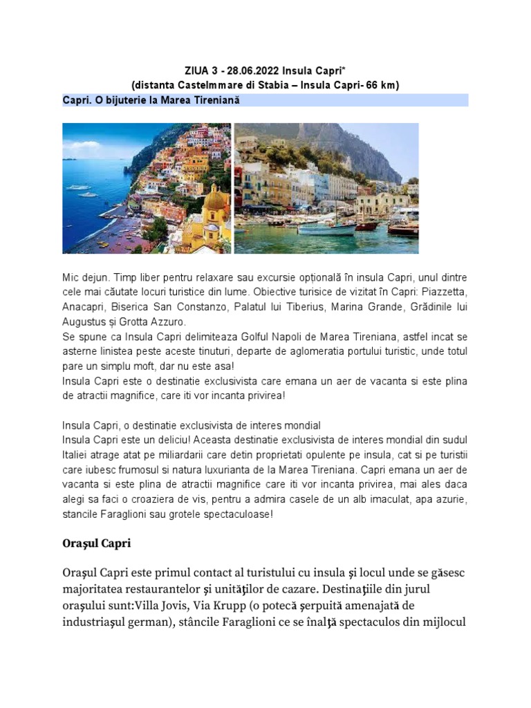 Insula Capri | PDF