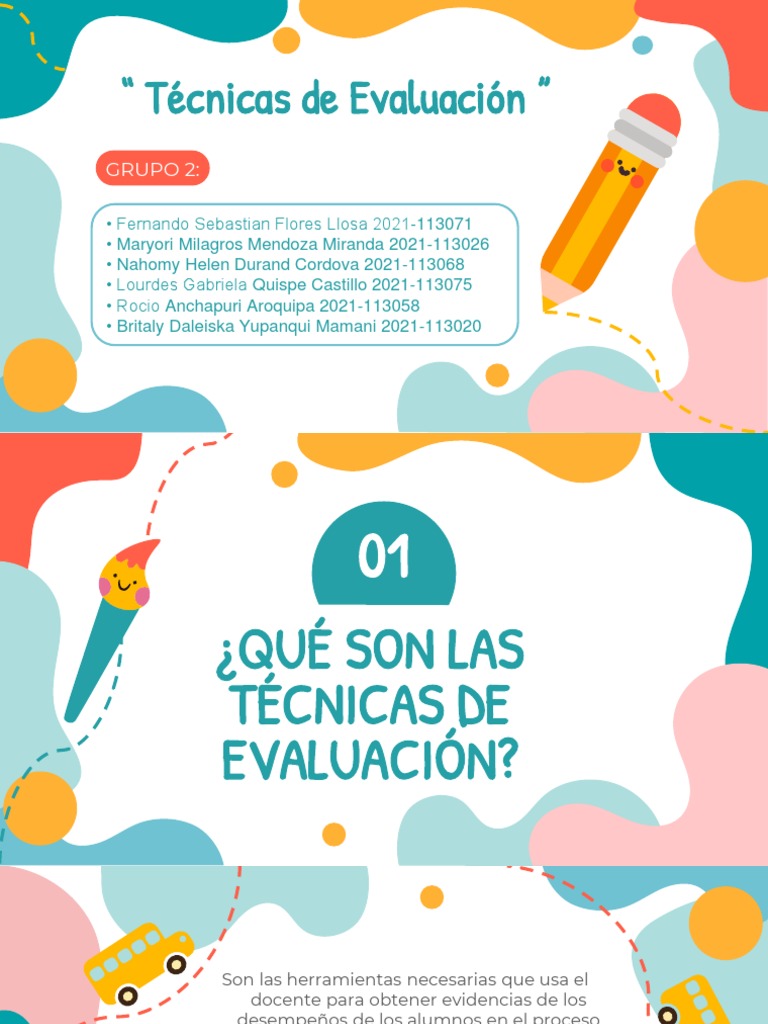 Tecnicas de Evaluacion | PDF | Evaluación | Aprendizaje