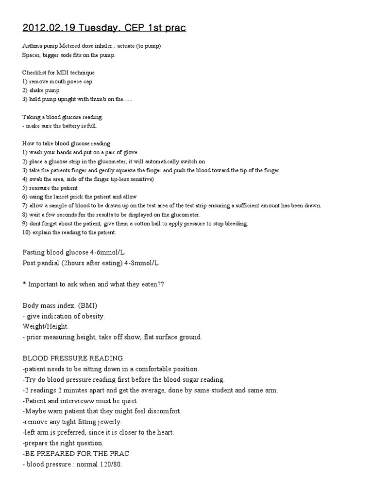 CEP - Prac Notes - Until 07 March | Download Free PDF | Pharmacy | Medicine CEP - Prac Notes - Until 07 March | Download Free PDF | Pharmacy | Medicine