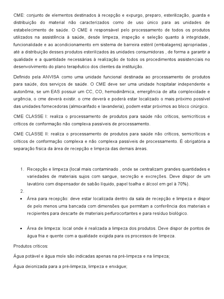 Cme - Resumo | PDF | Bactérias | Enzima