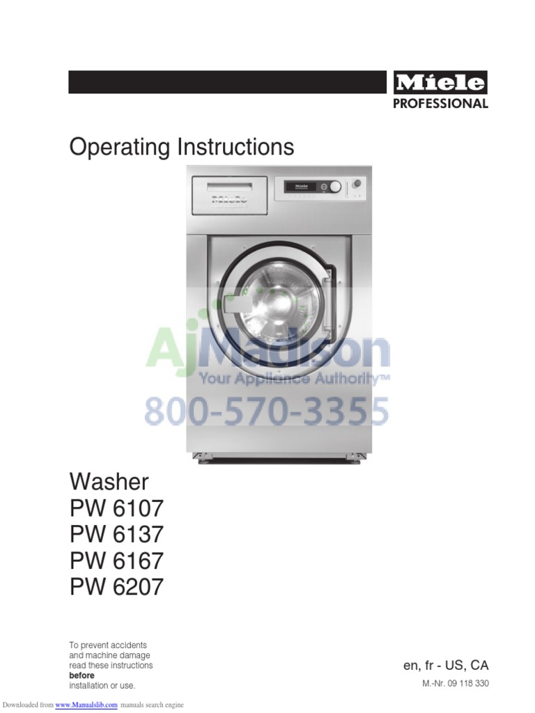 PW 6107 | PDF | Washing Machine | Bleach