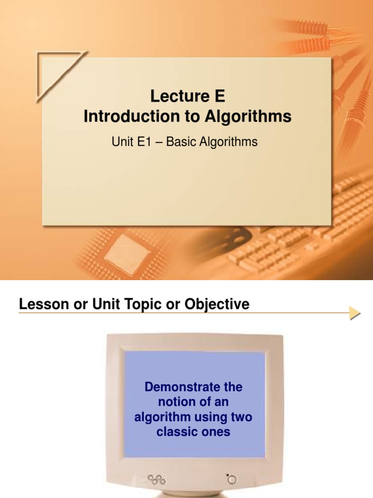 Lecture E Introduction To Algorithms Pdf Algorithms Algorithms