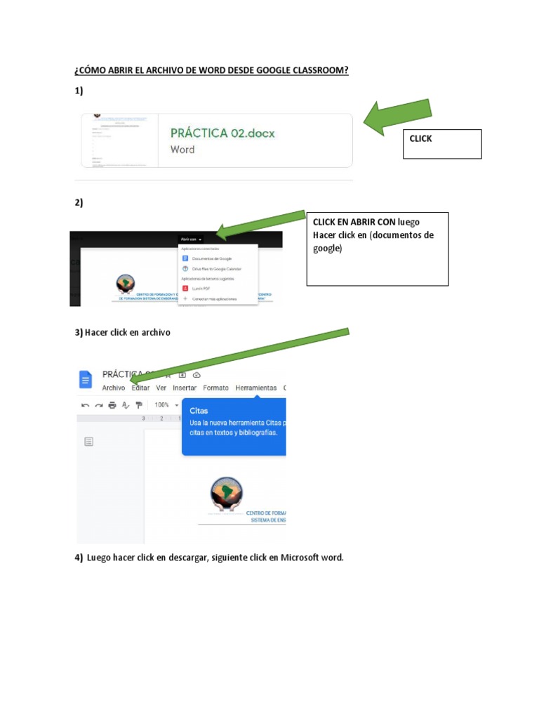 Guia de Como Adjuntar Un Archivo en Classroom | PDF