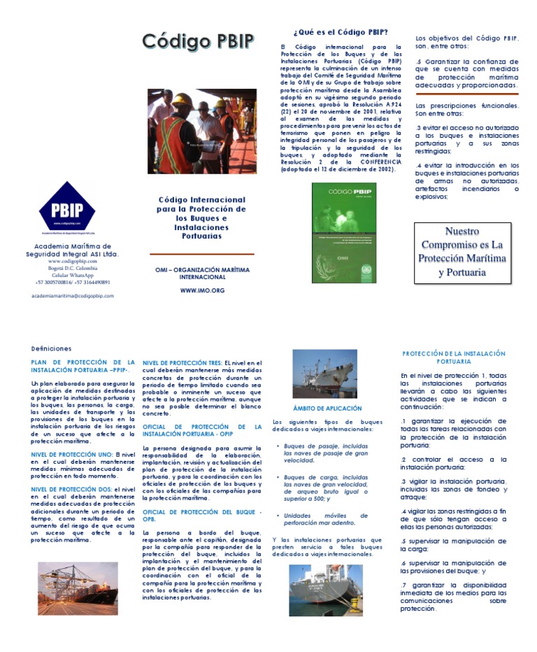 Folleto Código PBIP | PDF