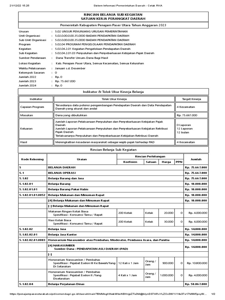 11 Penyuluhan Dan Penyebarluasan Kebijakan Pajak Daerah - FIX | PDF