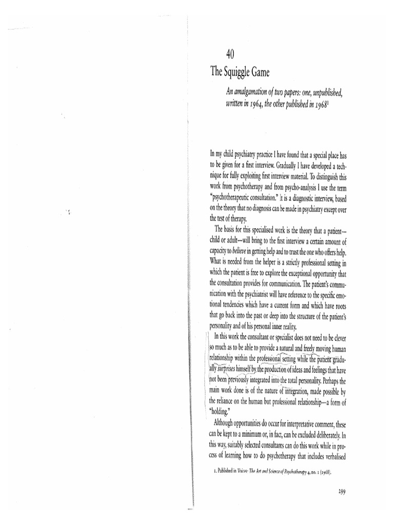 The Squiggle Game | PDF