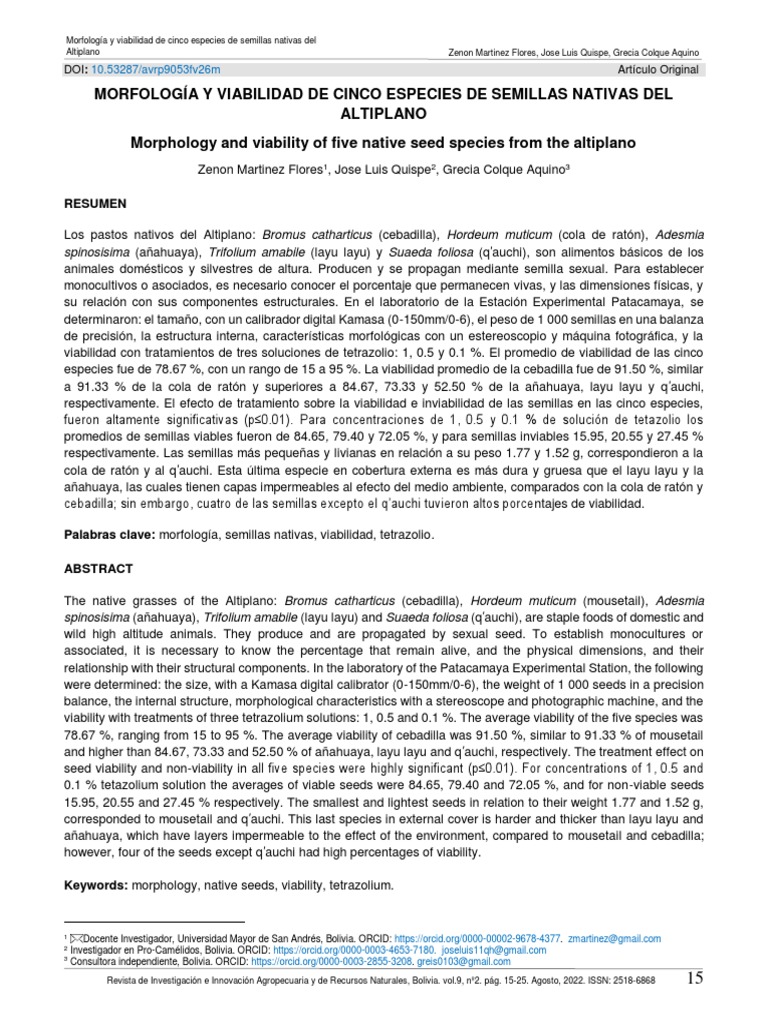 2409 1618 Riiarn 9 02 15 | PDF | Germinación | Semilla