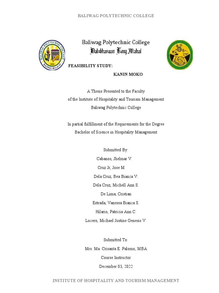 Cover Page Feasibility | PDF | Business