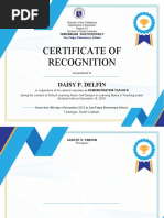 Certificate of Coordinatorship-1 | PDF