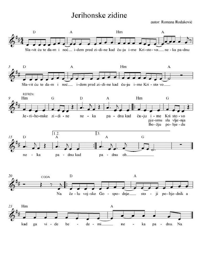 Jerihonske Zidine | PDF
