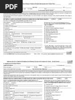 Florida School Entry Health Exam Form | PDF | Tuberculosis | Health Care