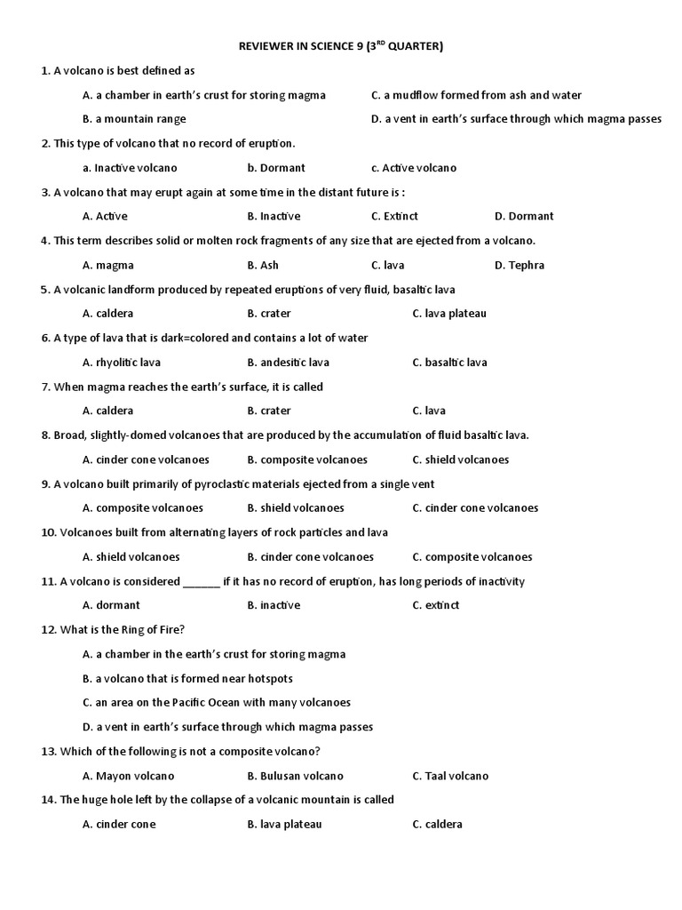 Reviewer in Science 9-Q3 | PDF