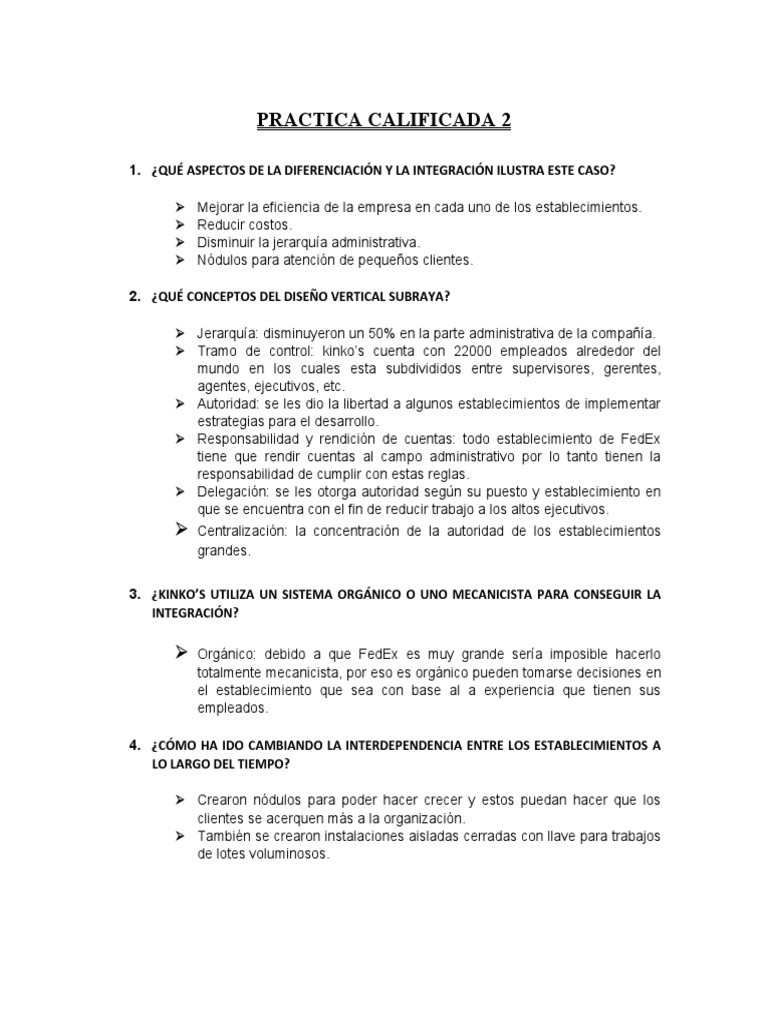 Practica Calificada 2 | PDF
