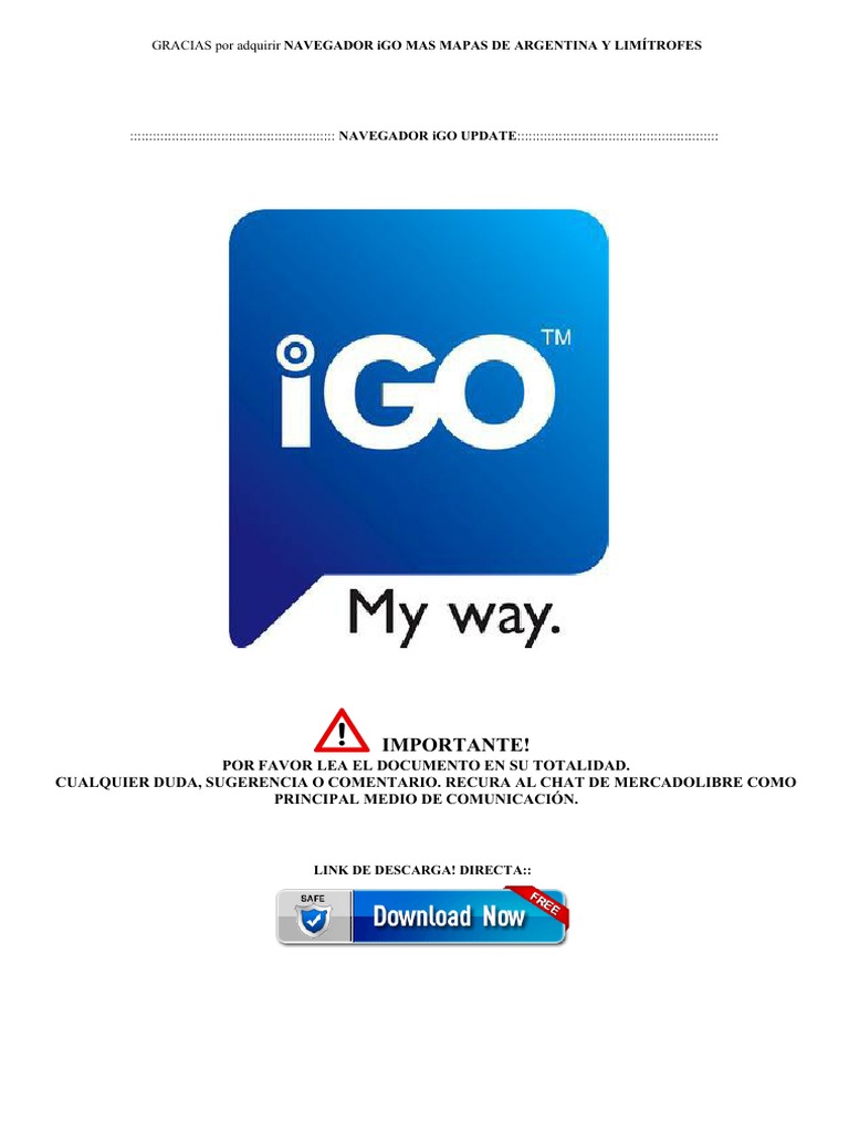 iGO NAVI | PDF | Sistema de Posicionamiento Global | Arquitectura de ...