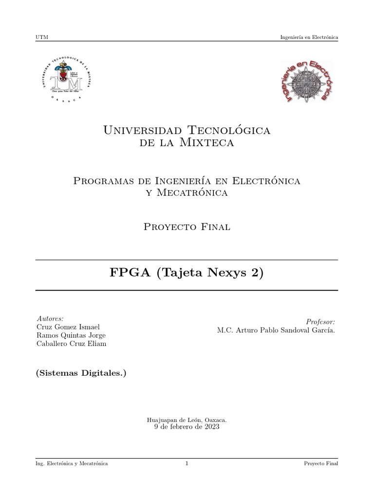 Proyecto Final | PDF