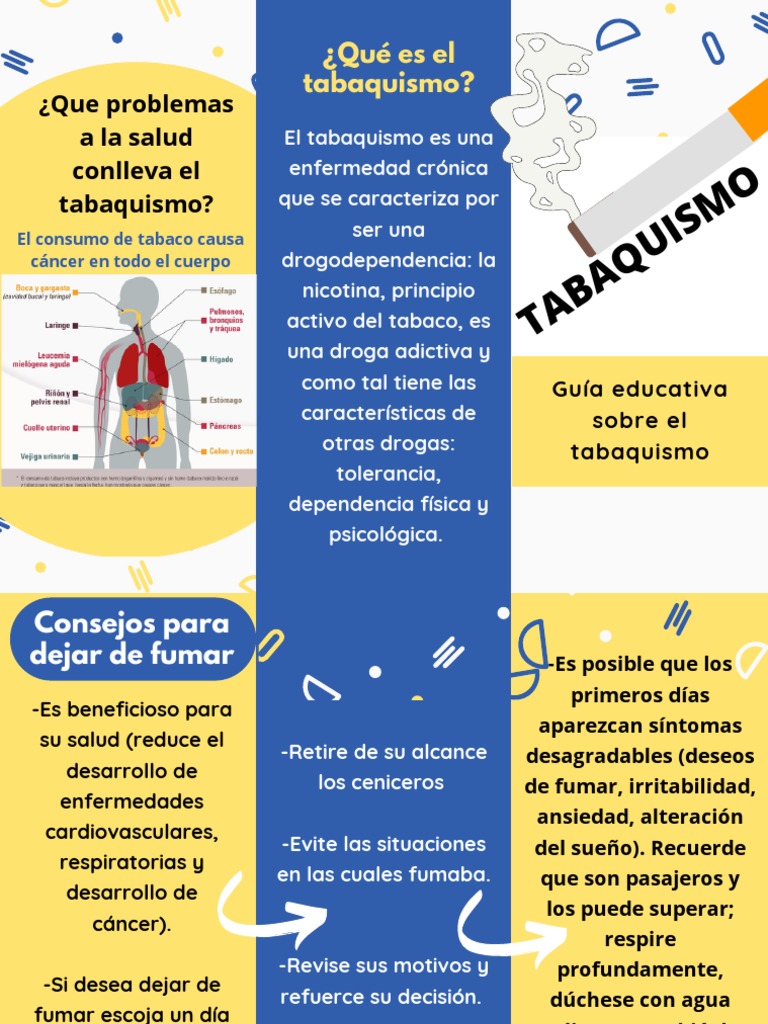 Tabaquismo | PDF | Nicotina | La dependencia de sustancias