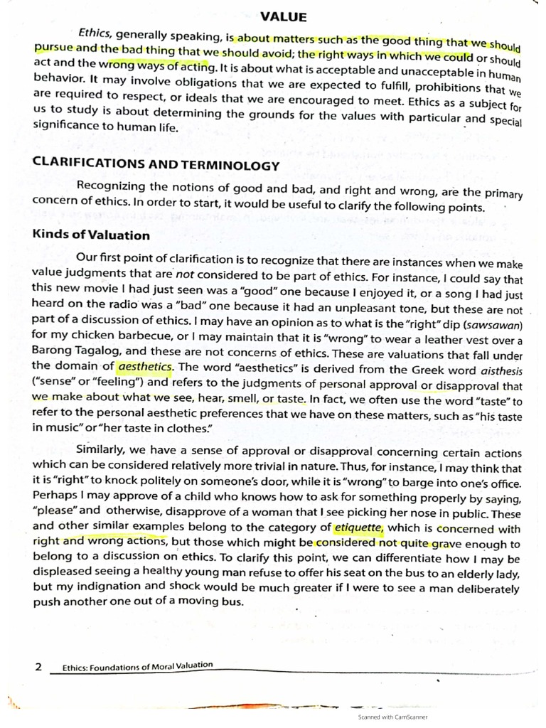 philo 5 chapter 1 | PDF