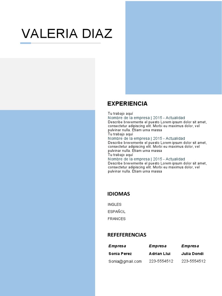 cv-para-practicas-profesionales | PDF