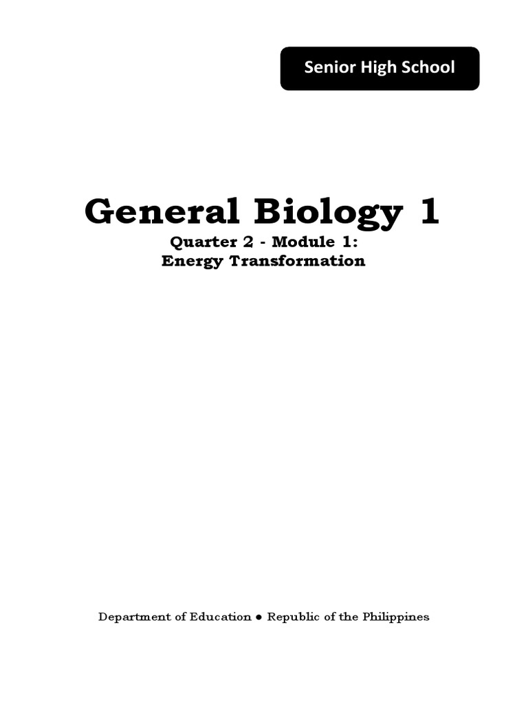 Energy Transformation in Biology | PDF | Cellular Respiration ...