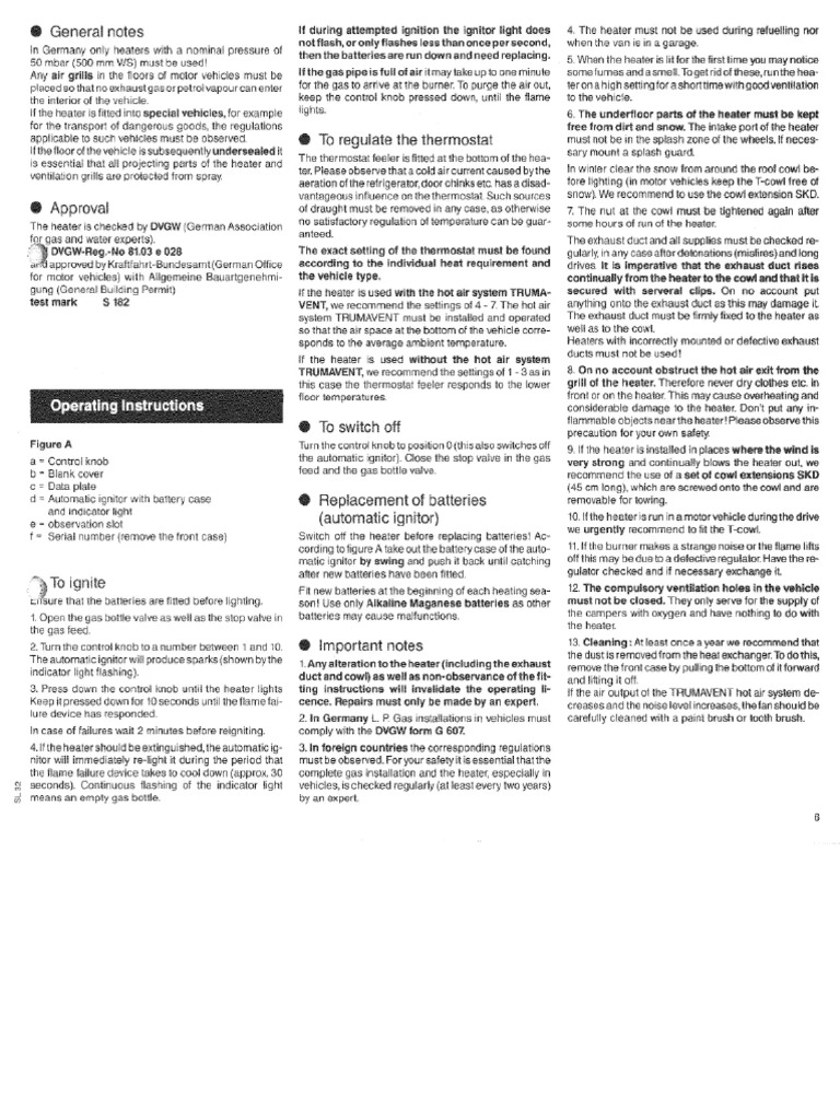 Manual Trumatic SL 3002 (18 Páginas) | PDF