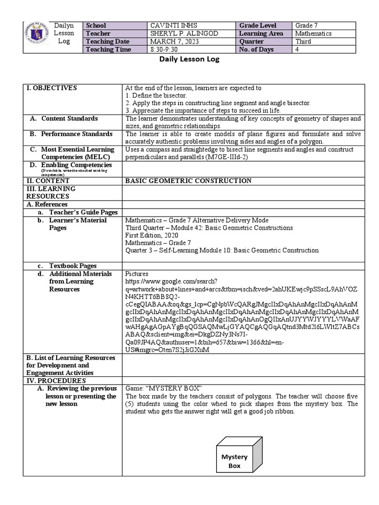 DDL Basic Geometric Constructions | PDF | Elementary Geometry | Geometry