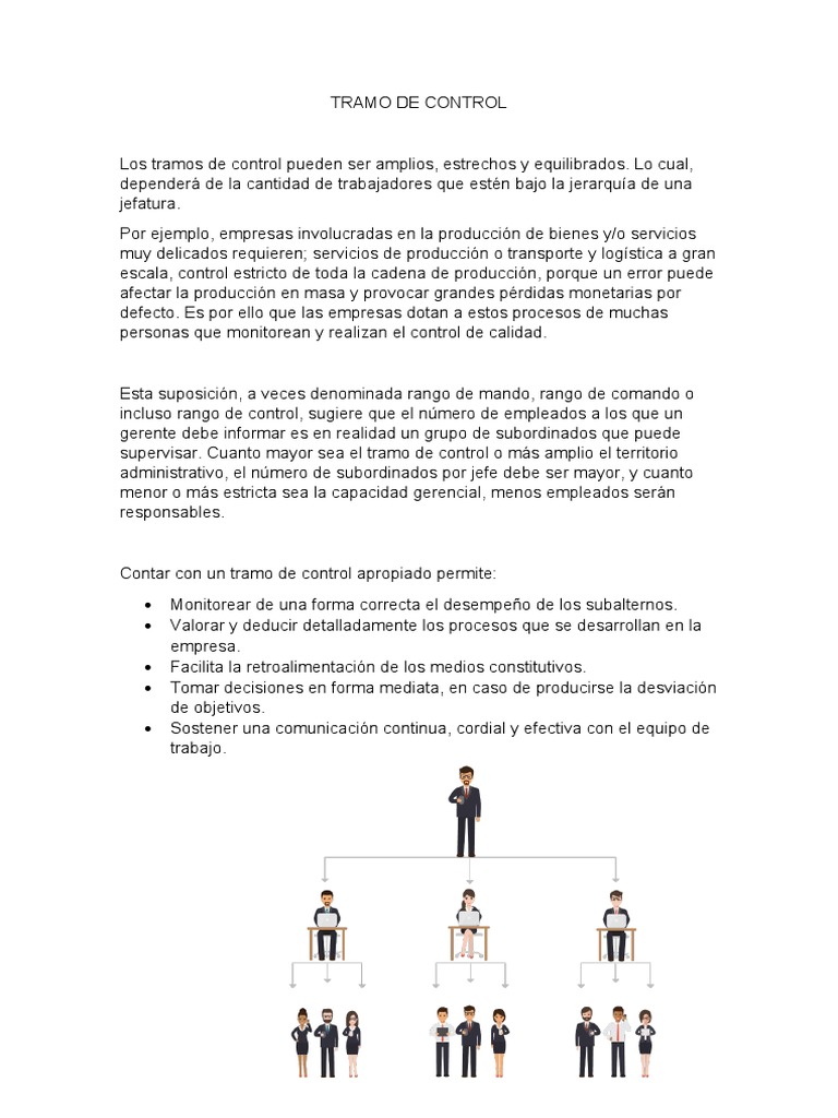 Gestión Eficaz del Tramo de Control | PDF | Negocios económicos | Economias
