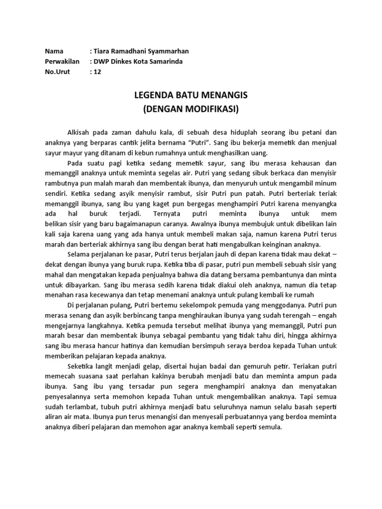 Naskah Dongeng | PDF