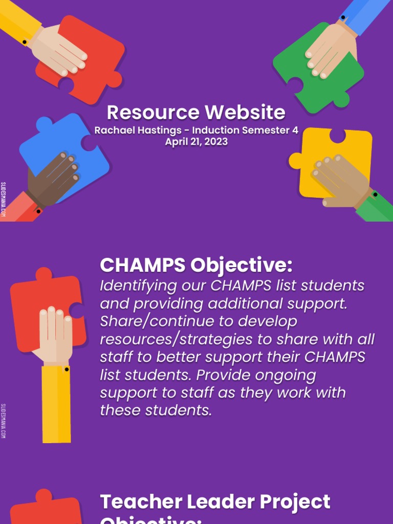 Strategies for Supporting CHAMPS Students | PDF | Teachers | Learning