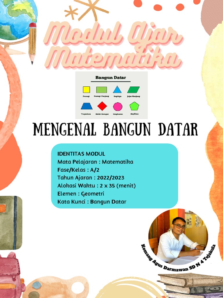MODUL AJAR MENGENAL BANGUN DATAR Komang Agus Darmawan | PDF