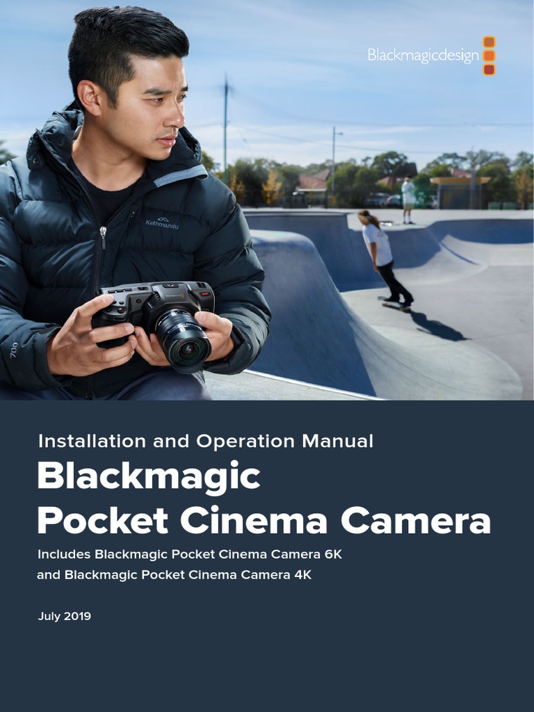 Blackmagic Pocket Cinema Camera Manual | PDF | Raw Image Format | Usb ...