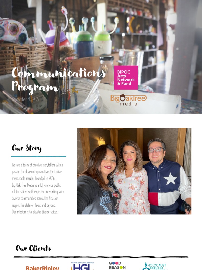 BIPOC Arts Network & Fund Communications Program FINAL With Case Studies | PDF | Public ...