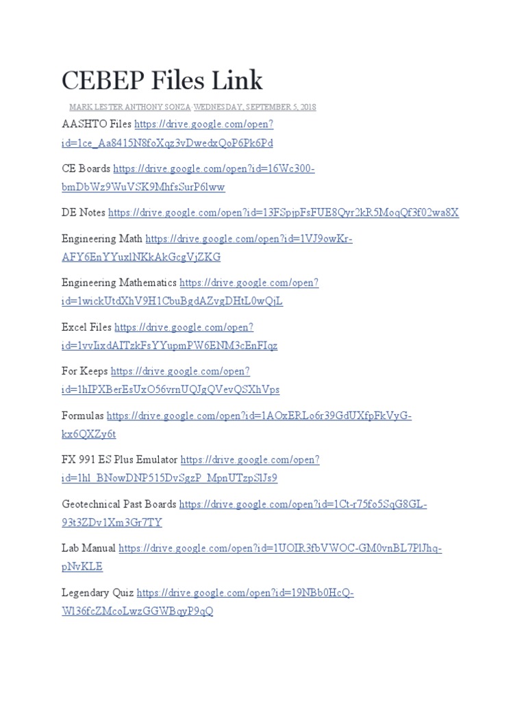 CEBEP Files Link | PDF