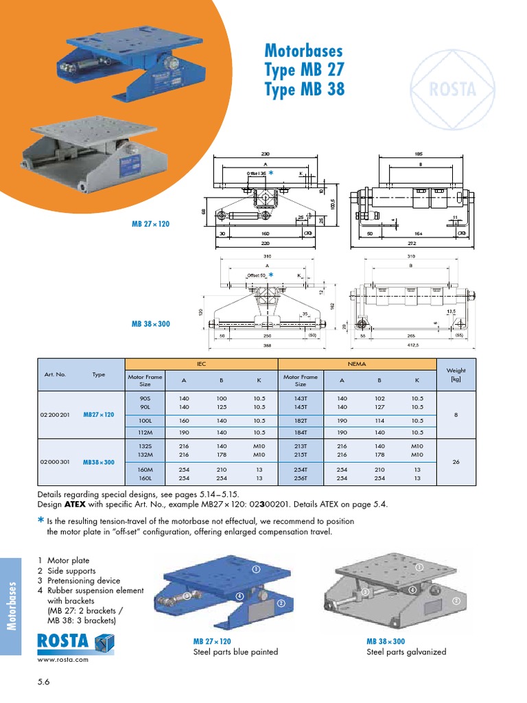 2016 Motorbases MB27 38 | PDF | Belt (Mechanical) | Screw
