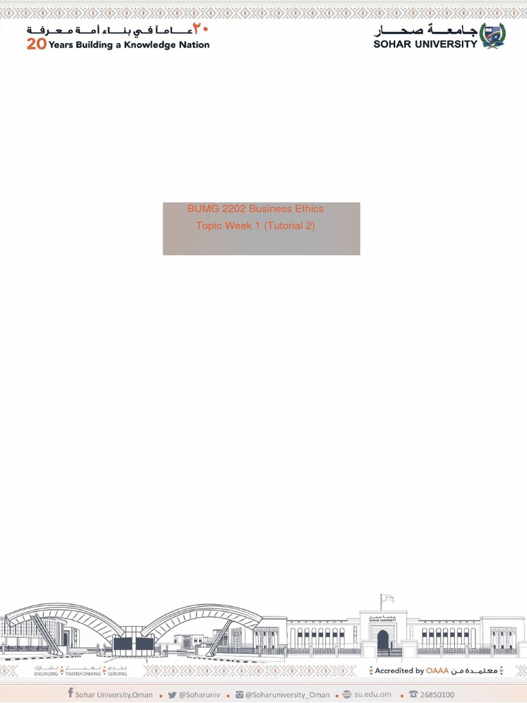 Topic Week 1 (Tutorial 2) | PDF