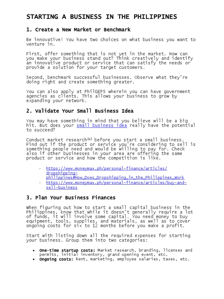 Creating A Business | PDF | Business | Brand