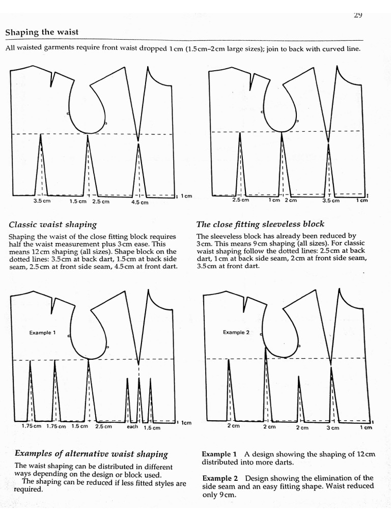 Metric Pattern Cutting Women | PDF