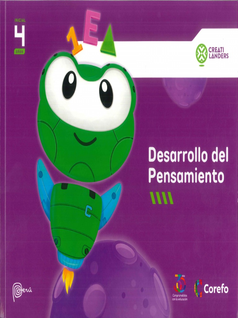 Desarrollo Del Pensamiento 4 COREFO CREATI LANDERS 4 Añitos Muestra | PDF