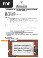 Basic Vegetable Cutting Techniques Rubric | PDF
