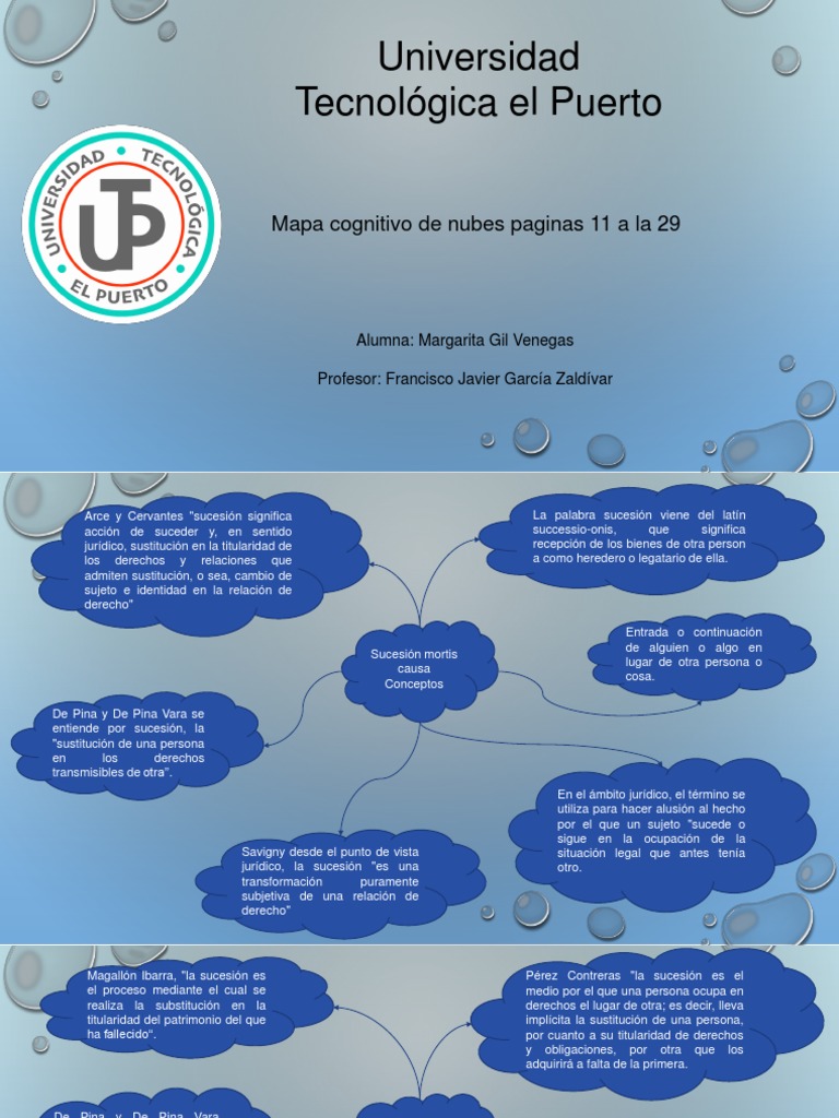 Mapa Cognitivo Nubes | PDF | Herencia | Bienes (Ley)