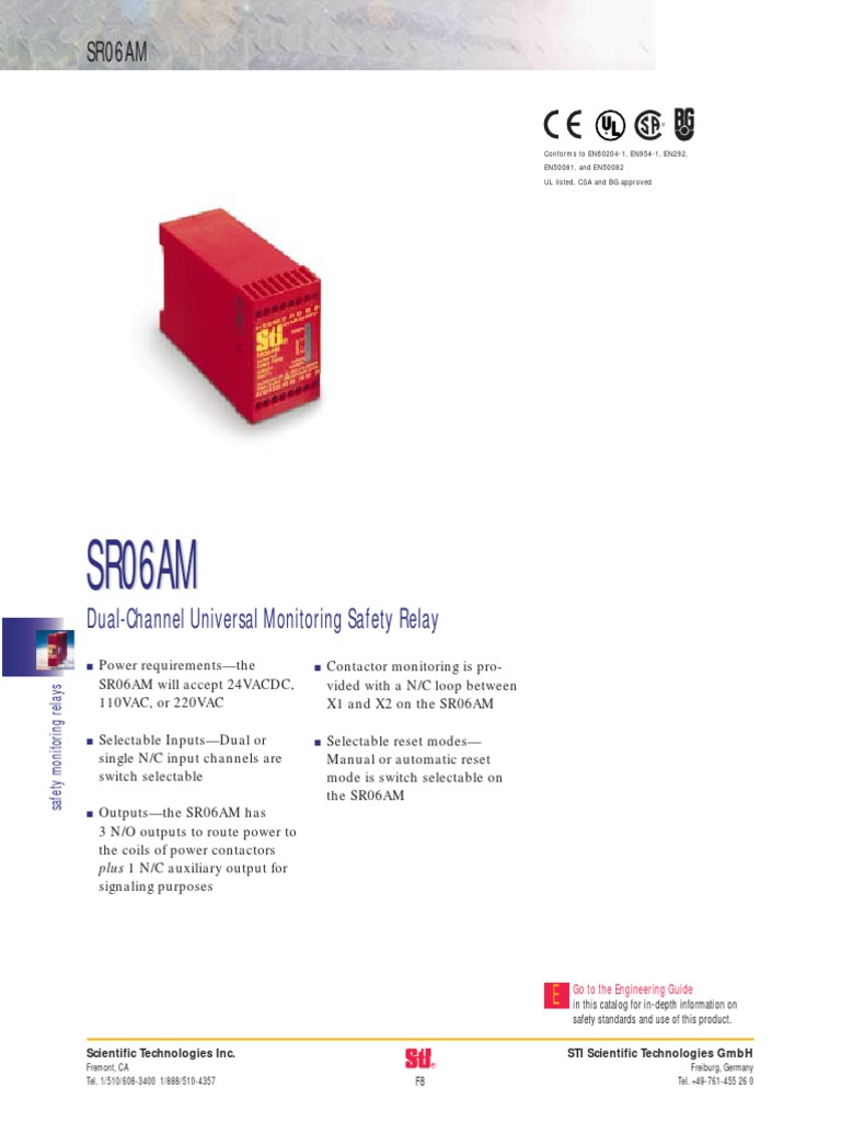 SR06AM | PDF | Relay | Switch