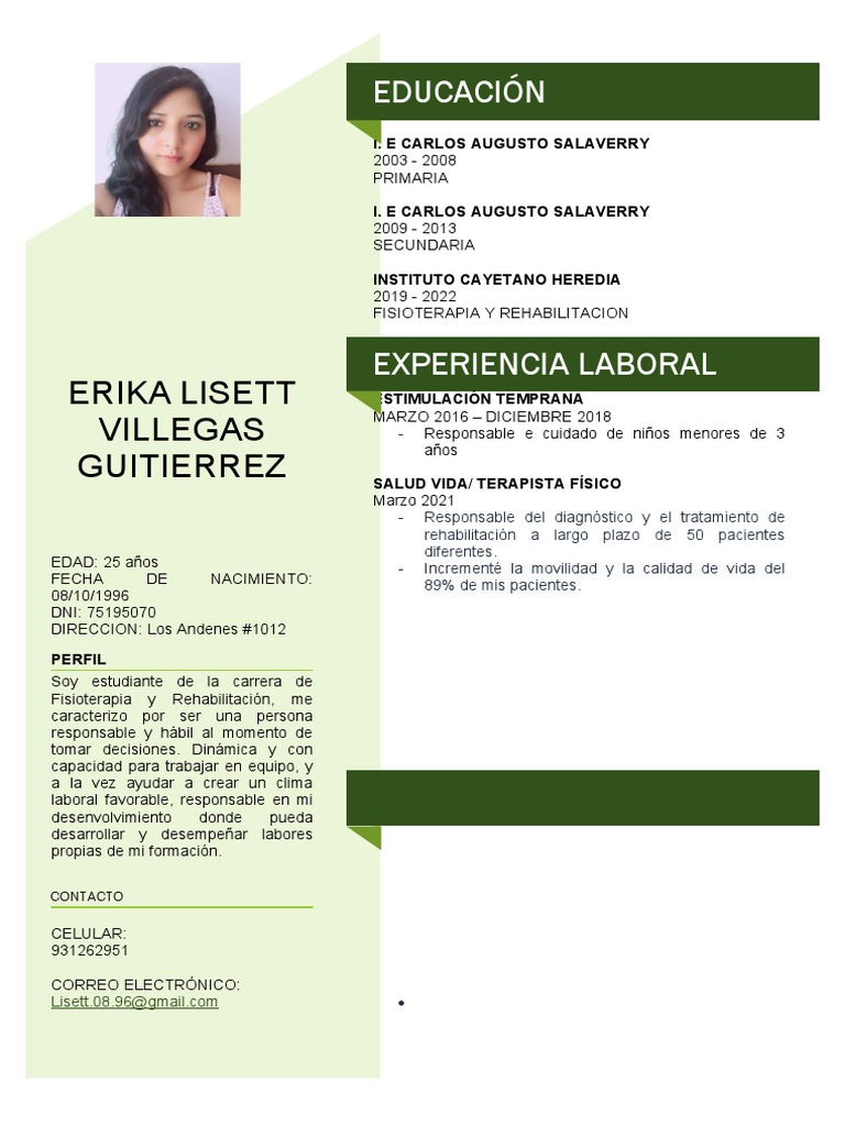 CV - Erika Villegas 12 | PDF