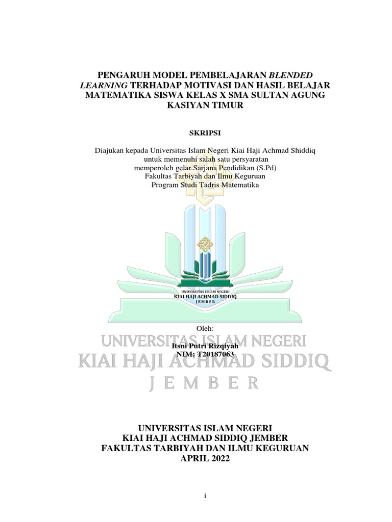 Learning Terhadap Motivasi Dan Hasil Belajar | PDF | Karier & Perkembangan