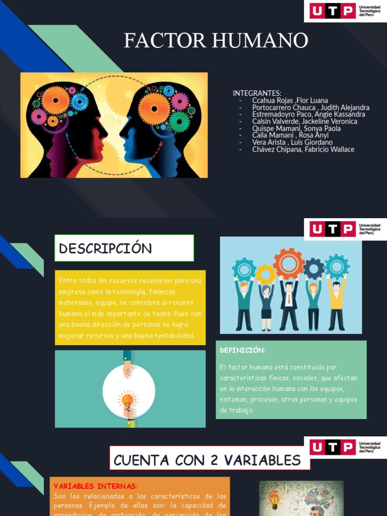 Factor Humano | Descargar gratis PDF | Gestión de recursos humanos | Sicología