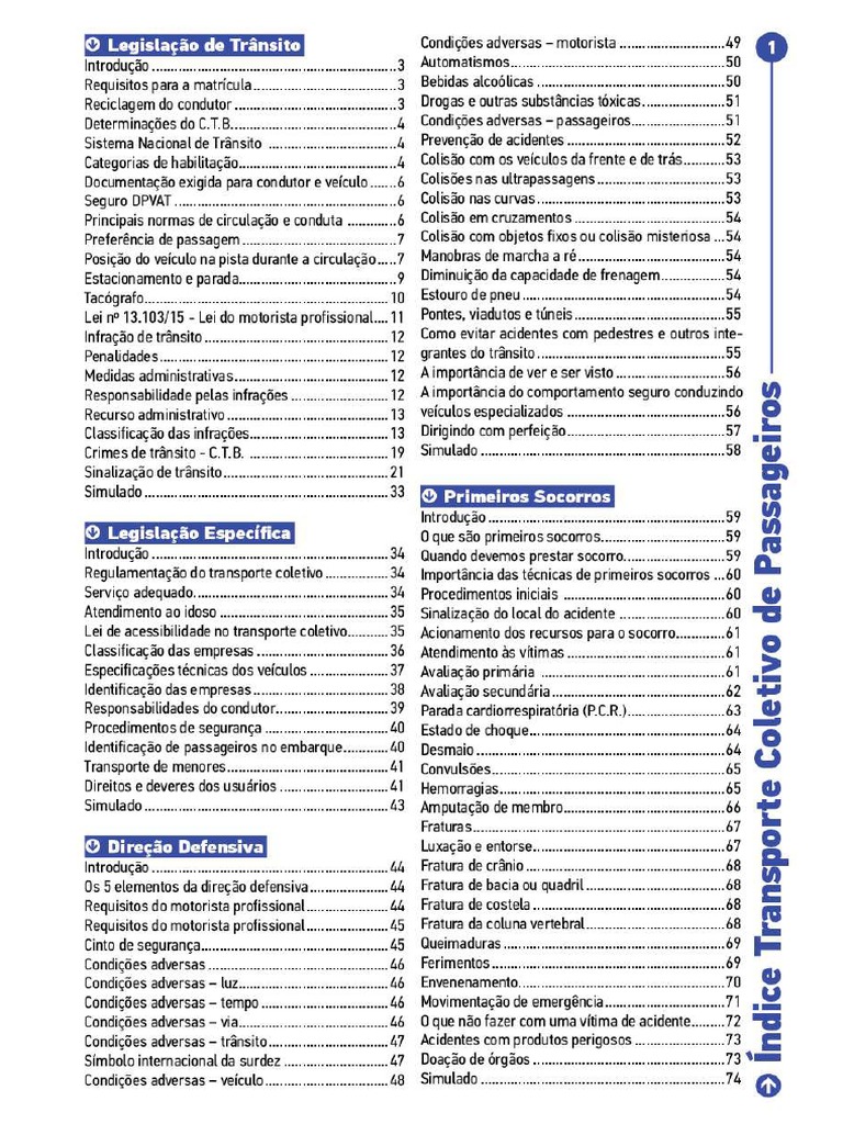 Modelo de Apostila de Curso de Coletivo | PDF