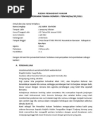 Contoh - Template Pledoi (Pembelaan) | PDF