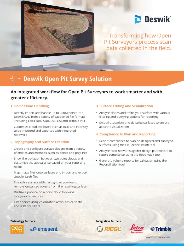 Deswik-Open-Pit-Survey-Solution | PDF