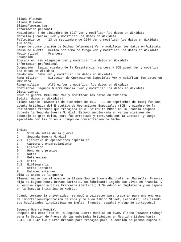 Eliane Plewman | PDF | Segunda Guerra Mundial | Ejecutivo de ...