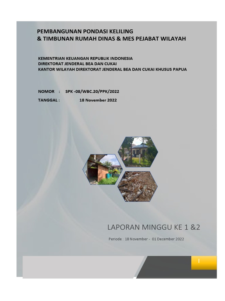 Laporan Progres Beacukai Minggu Ke 2 | PDF