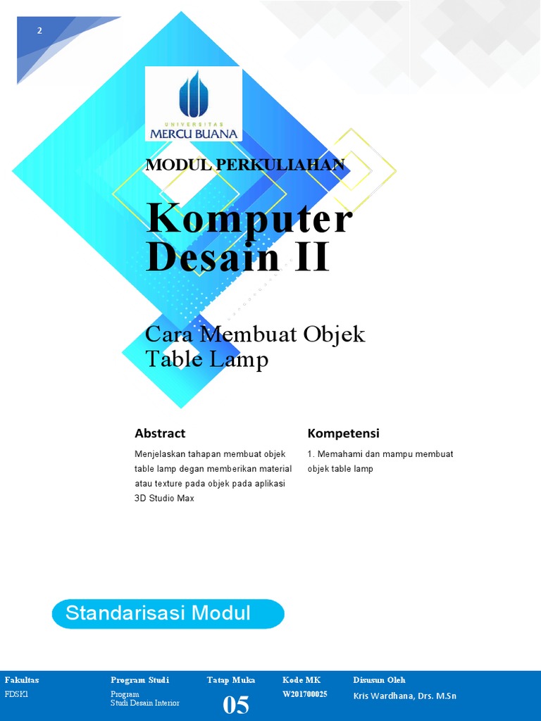 05 Modul Komputer Desain Ii | PDF