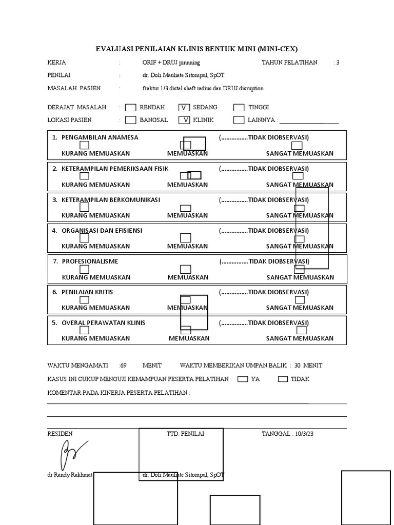 Mini Cex Dops 2 | PDF
